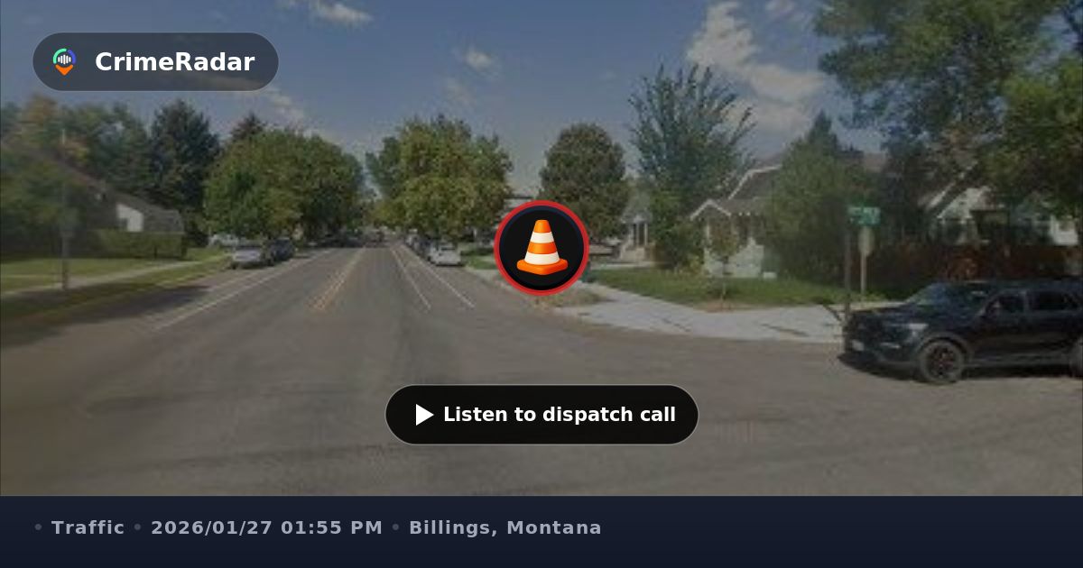 Apparent vehicle crash near North 30th Street, Billings MT | CrimeRadar