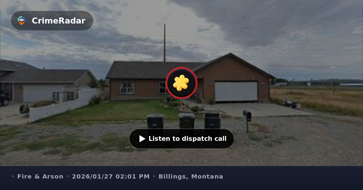 Fire crews respond to possible gas line hit on Horn St, Billings MT ...