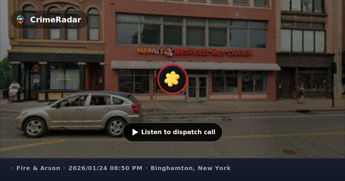 Fire crews respond to alarm malfunction near Chenango St, Binghamton NY ...