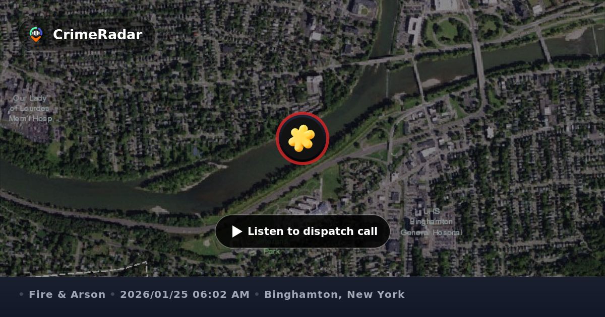 Fire crew addresses downed wires near Chadwick Rd, Binghamton NY ...