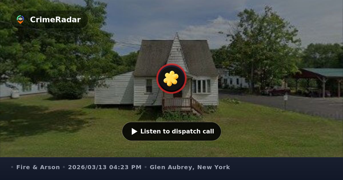 Cooking fire with smoke reported on Shady Road, Glen Aubrey NY | CrimeRadar