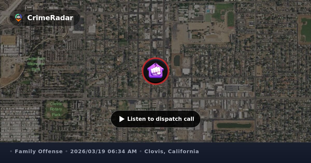 Couple involved in dispute at Clovis and San Jose, Clovis CA | CrimeRadar