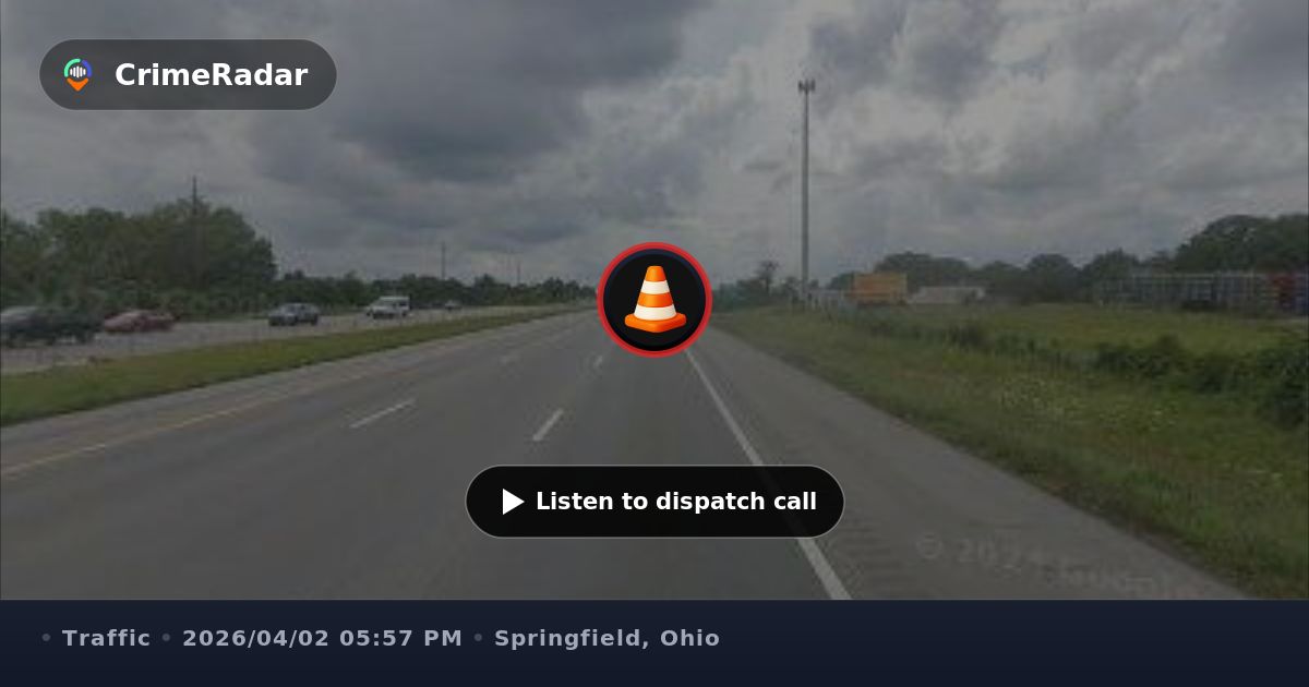 Three-vehicle crash on US 68 at I-70, Springfield OH | CrimeRadar