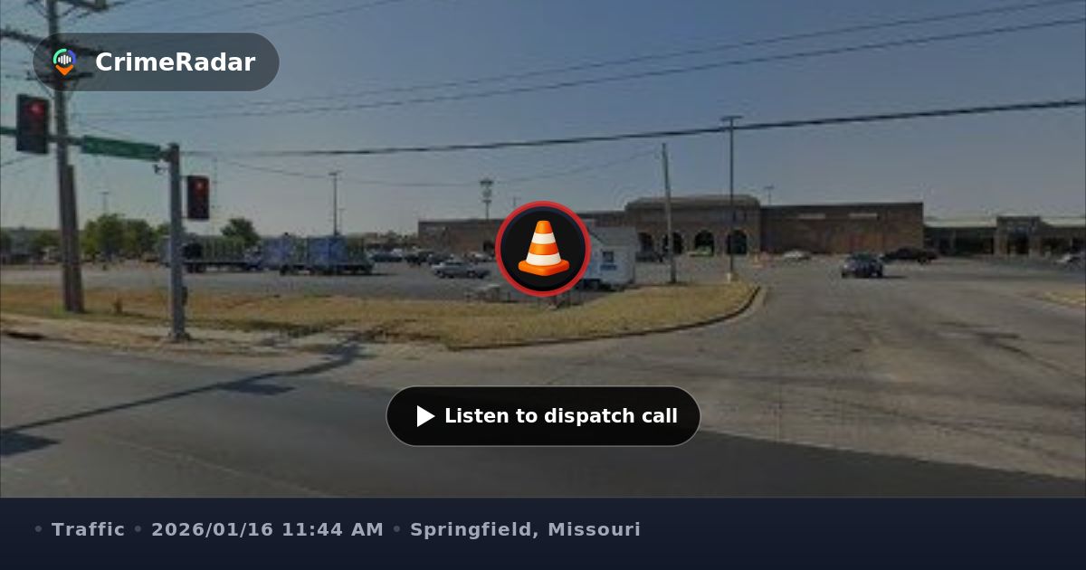 Two-car crash reported at Kansas and Battlefield, Springfield MO ...