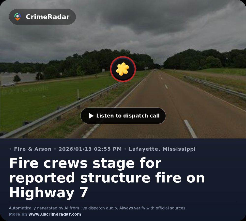 Fire crews stage for reported structure fire on Highway 7, Lafayette ...