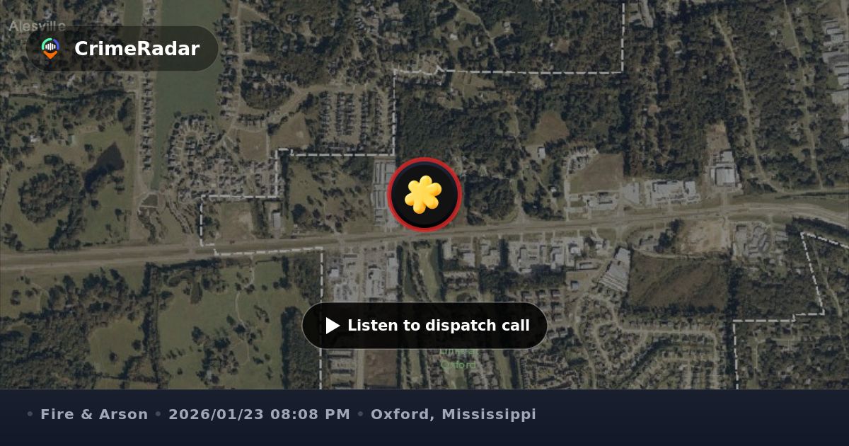 Fire crews investigate possible structure fire near Walker Cir, Oxford ...