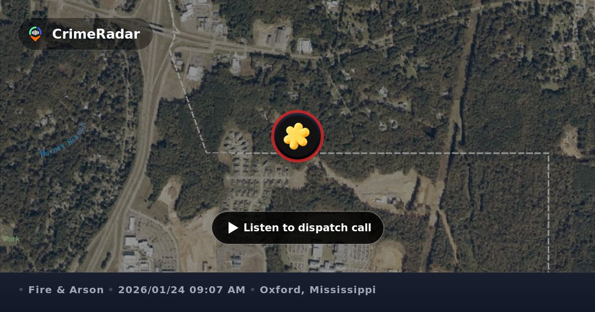 Fire crews respond to smoke alarm near Lake Woodhill Dr, Oxford MS ...