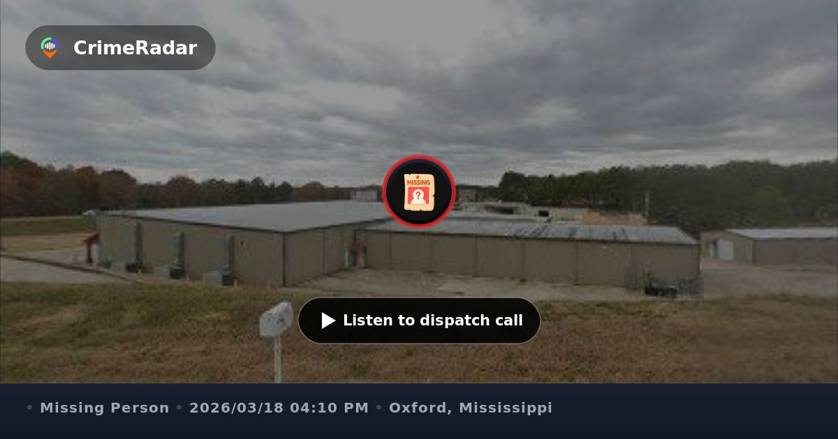 Search for missing 28-year-old woman and pickup, Oxford MS | CrimeRadar