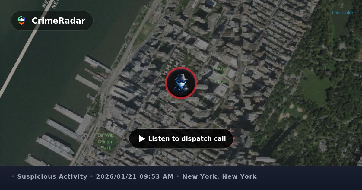 Possible suspicious person near 8th Ave in Midtown, New York NY ...