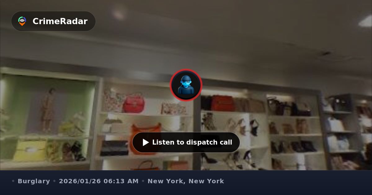 Possible bank alarm near Lexington Ave, New York NY | CrimeRadar