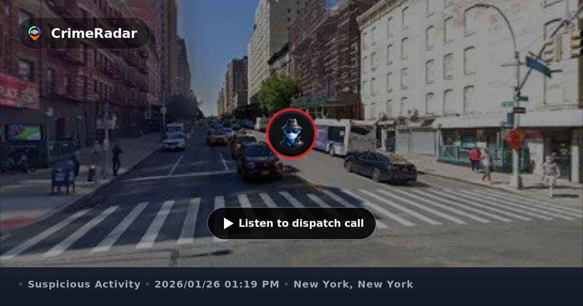 Possible suspicious package near Lexington Ave, New York NY | CrimeRadar