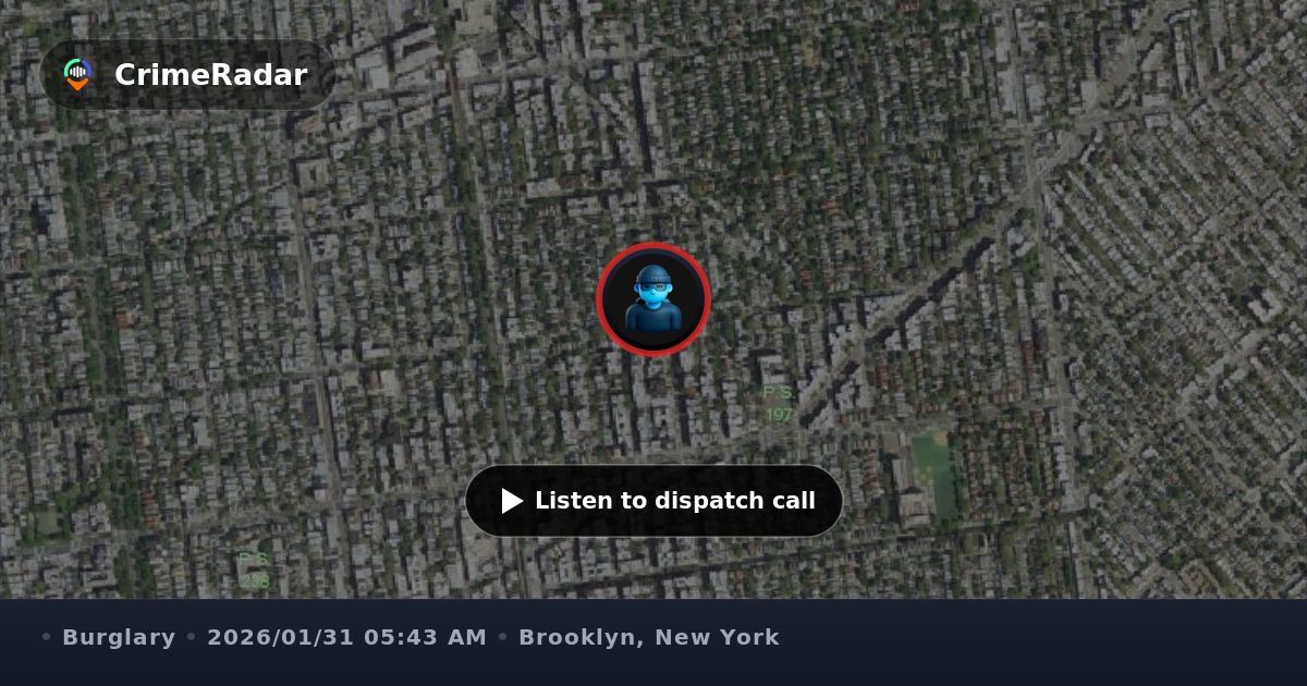 Possible break-in reported near Ocean Ave, Brooklyn NY | CrimeRadar
