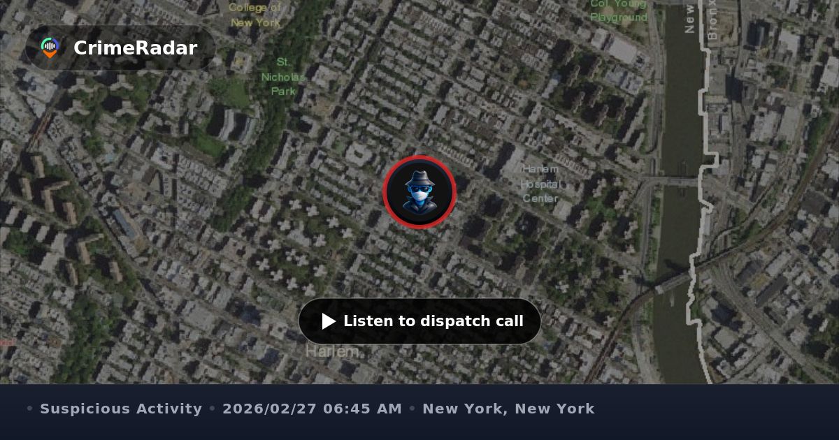 Unconfirmed suspicious backpack in a garbage can, New York NY | CrimeRadar