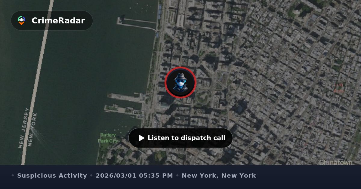 Unconfirmed suspicious backpack near Lafayette Street, New York NY ...