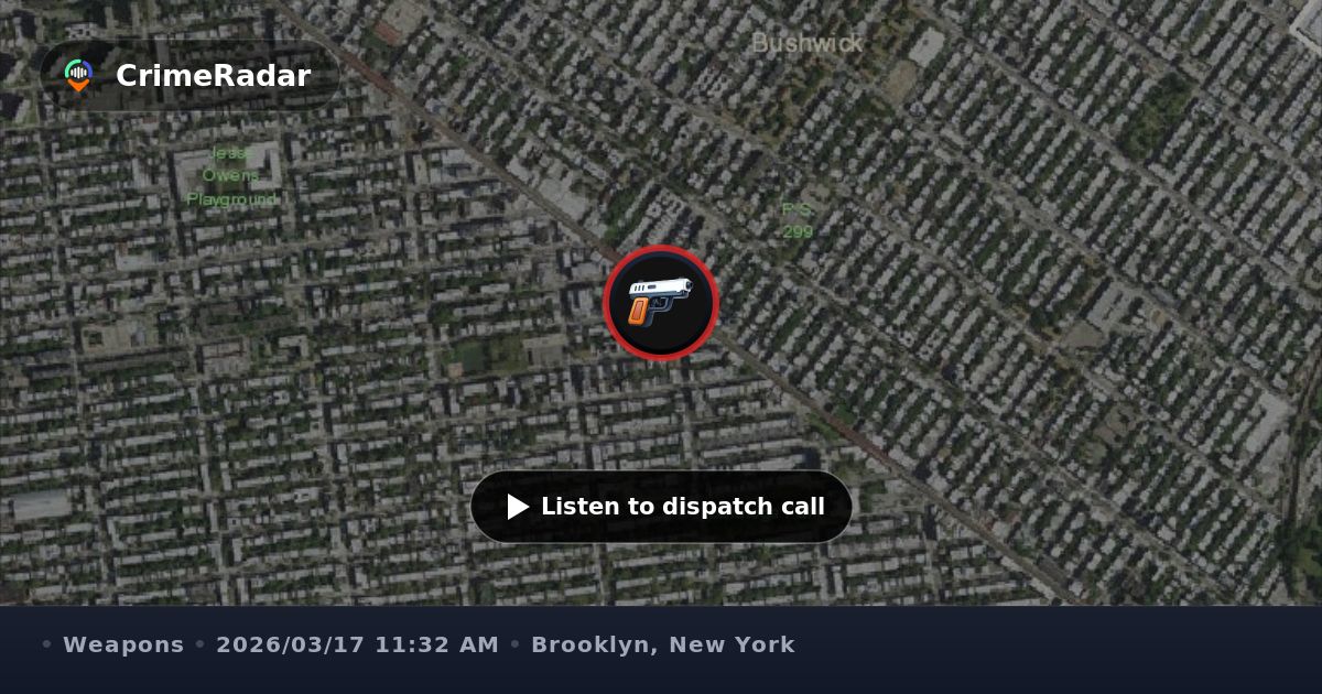 Level One mobilization for confirmed shots fired in 81 Precinct area ...