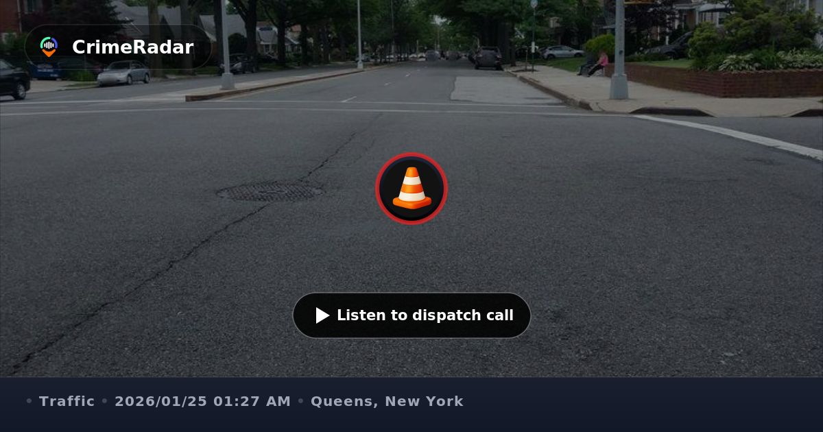 SUV flees car stop near Francis Lewis Blvd, Queens NY | CrimeRadar