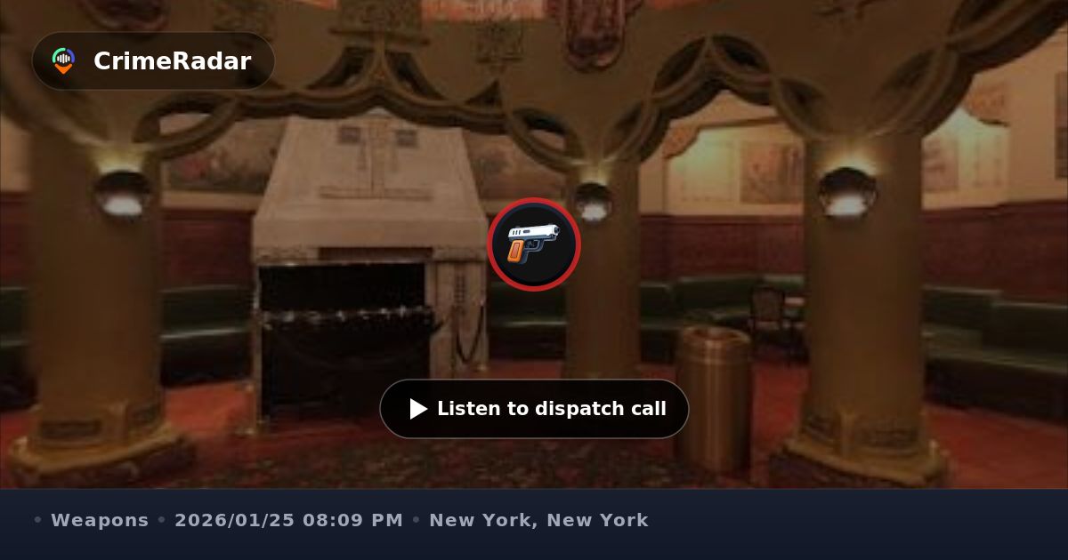 Possible firearm incident near Times Square, New York NY | CrimeRadar