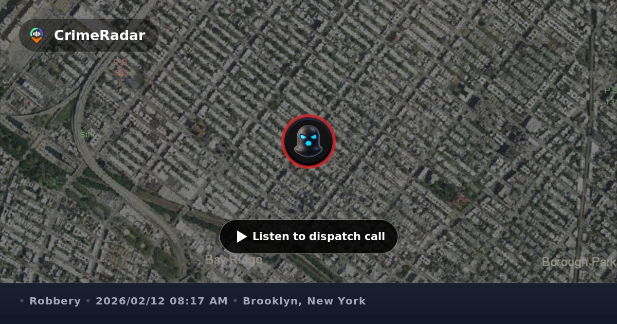 Robbery at gunpoint on 7th Avenue in Brooklyn, Brooklyn NY | CrimeRadar