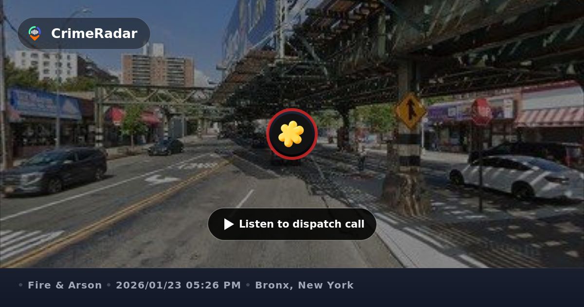 Apparent house fire near Boston Road, Bronx NY | CrimeRadar