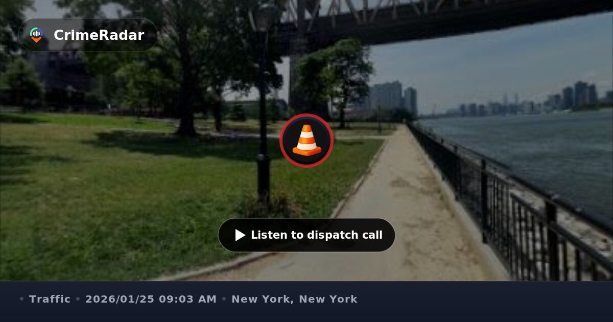 Slow traffic on Queensboro Bridge, New York NY | CrimeRadar