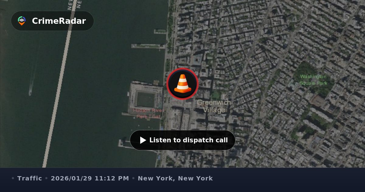 White car flees near Hudson River Parkway, New York NY | CrimeRadar