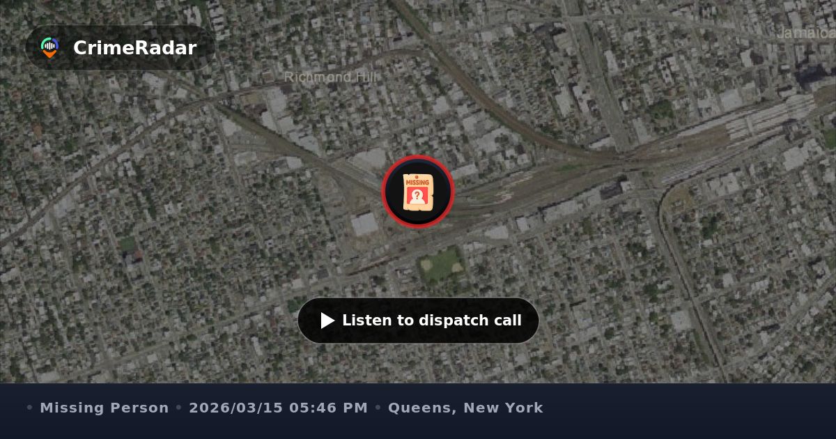 Missing 30-year-old woman in South Richmond Hill, Queens NY | CrimeRadar
