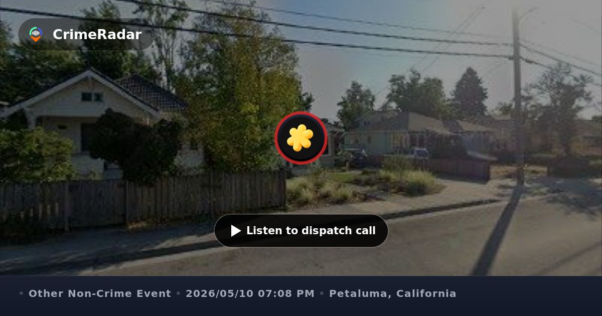 Water hydrant leaking at Payran and Coffield, Petaluma CA | CrimeRadar