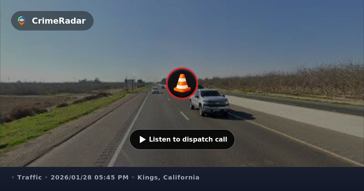 Traffic accident near 12th Avenue and Highway 198, Kings County CA ...