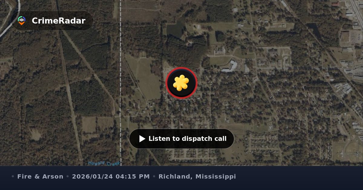 Fire units respond to small blaze on Southgate Dr, Richland MS | CrimeRadar