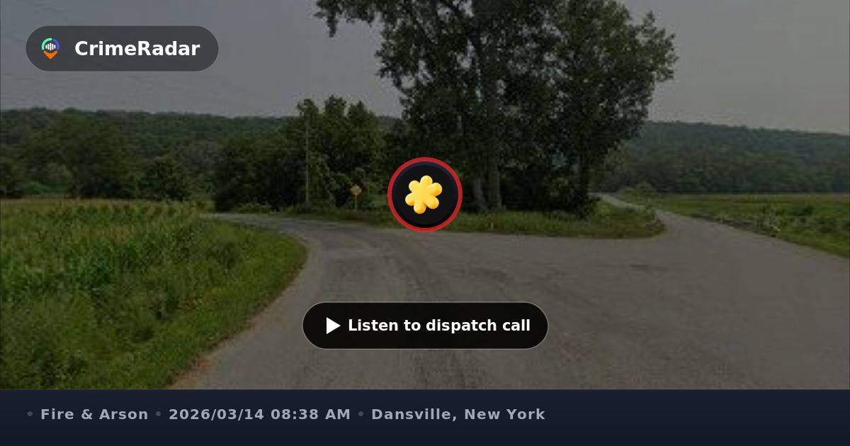 House fire on Everman Road in West Sparta, Dansville NY | CrimeRadar