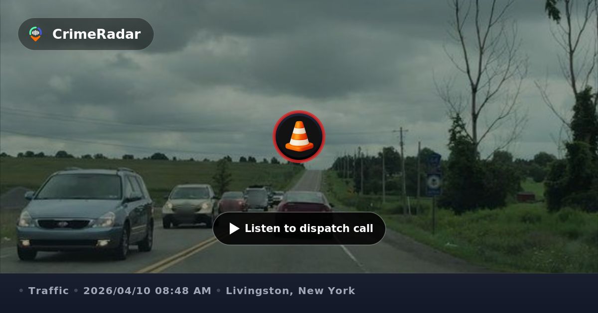 Two-vehicle crash at Perry and Leicester roads, Livingston County NY ...
