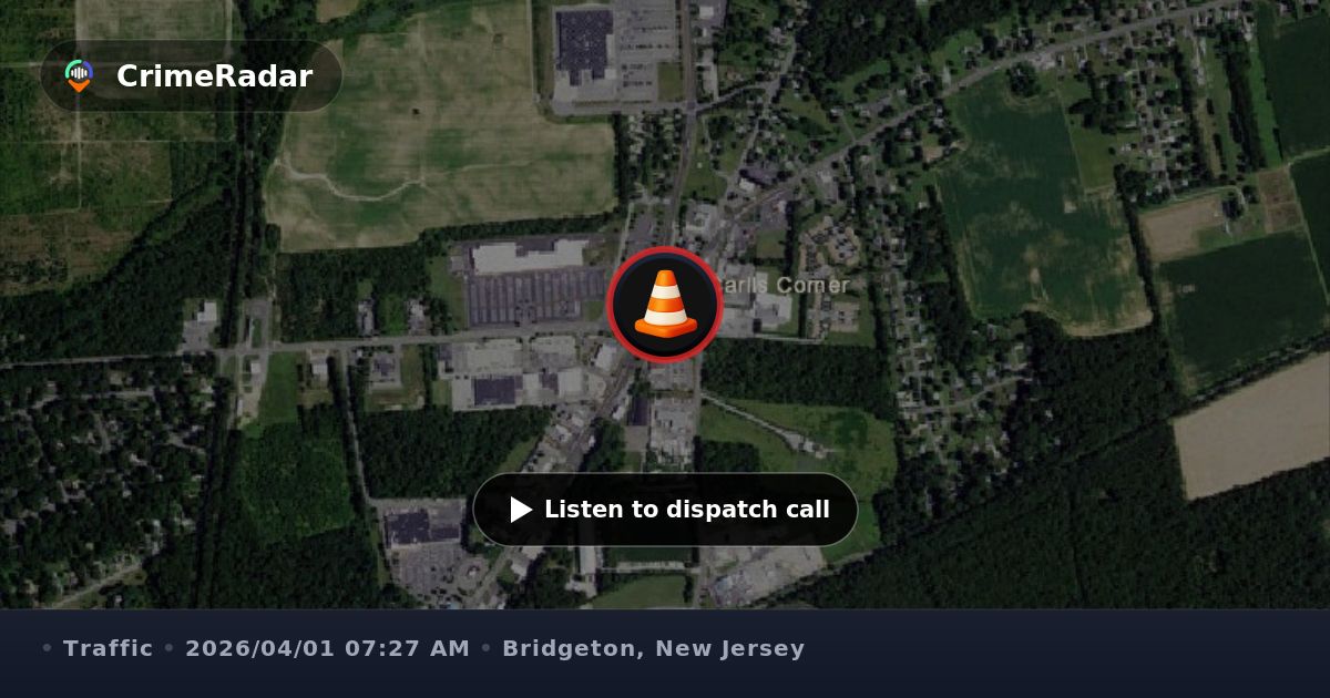 Minor crash involving gray Lexus on Pearl Street, Bridgeton NJ | CrimeRadar