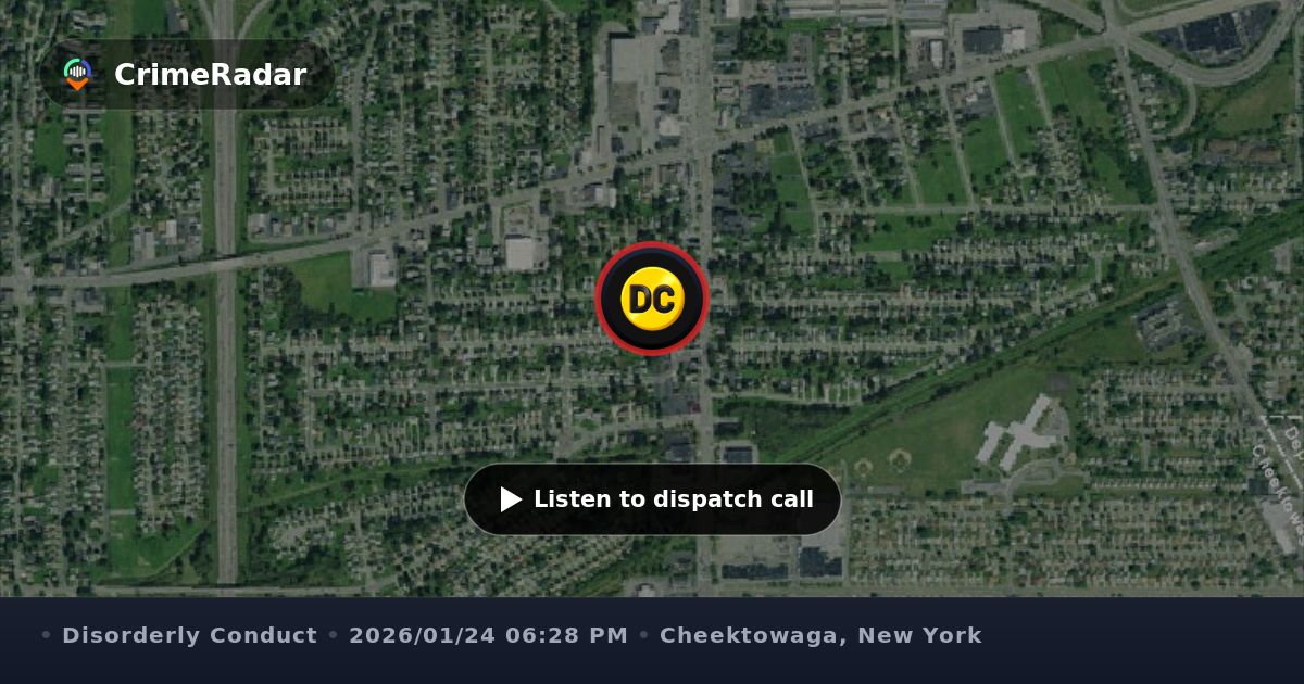 Officers check on couple after argument on Northcrest Ave, Cheektowaga ...