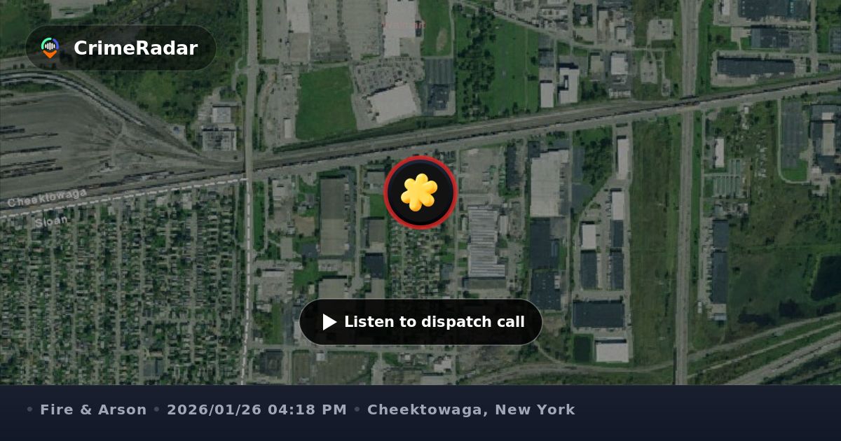 Fire alarm and smoke reported on Wallace Ave, Cheektowaga NY | CrimeRadar