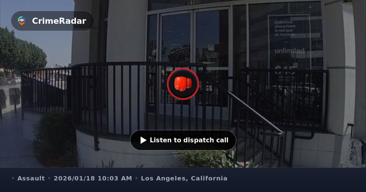 Possible assault near Van Nuys and Roscoe boulevards, Los Angeles CA ...