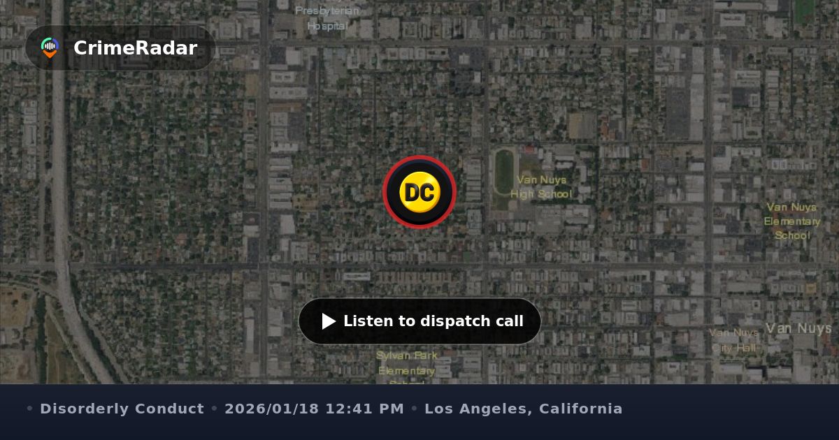 Disturbance reported near Delano Park, Los Angeles CA | CrimeRadar