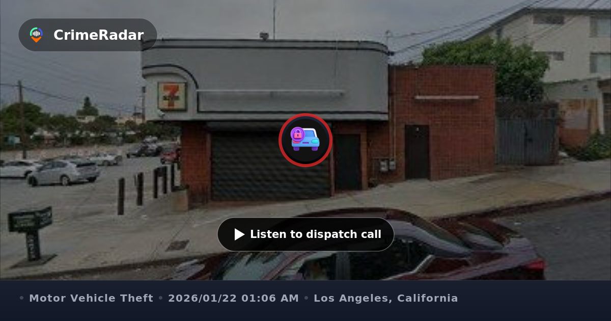 Deputies investigate possible stolen vehicle near Centinela Ave, Los ...