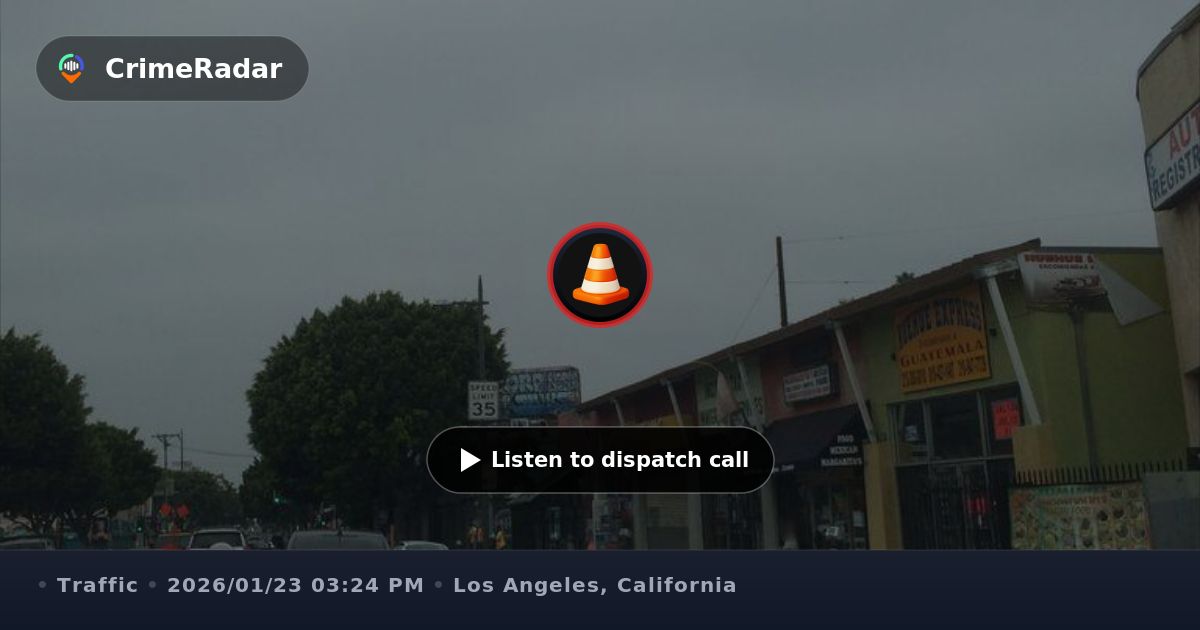 Pedestrian incident near Pico and Alvarado, Los Angeles CA | CrimeRadar