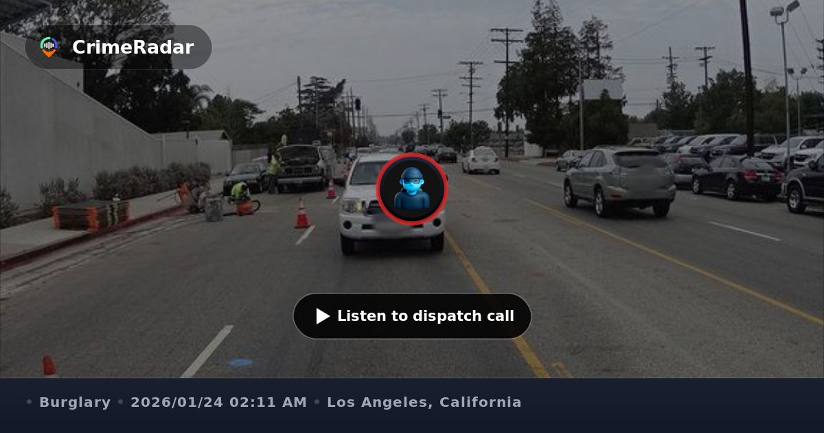 Possible trespass at Van Nuys auto dealership, Los Angeles CA | CrimeRadar