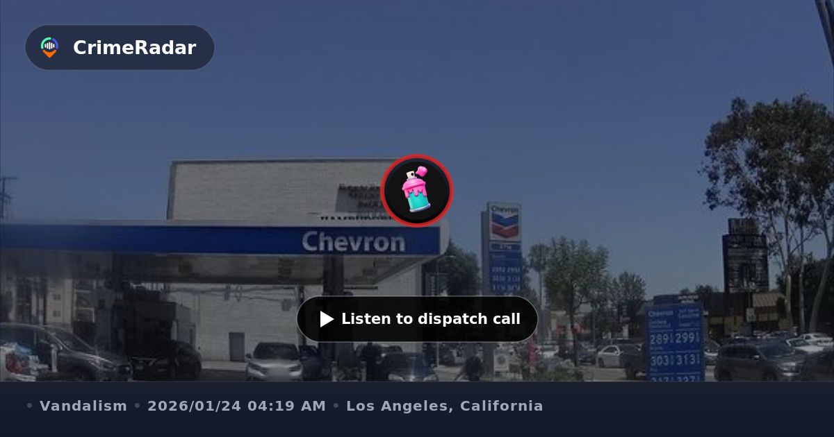 Vandalism suspect seen near Ventura and Van Nuys, Los Angeles CA ...