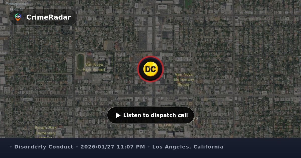 Disturbance reported at Van Nuys Courthouse, Los Angeles CA | CrimeRadar