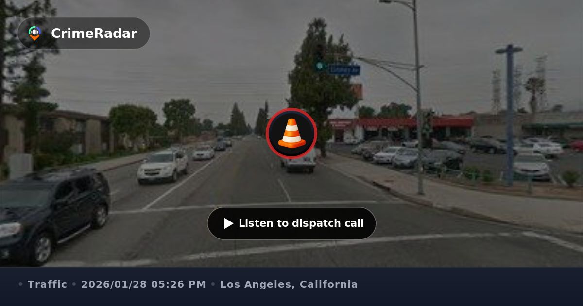 Two-vehicle crash at Chatsworth and Lindley, Los Angeles CA | CrimeRadar