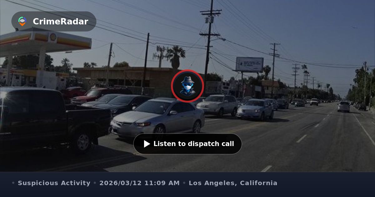 Woman standing off curb at bus stop, Los Angeles CA | CrimeRadar