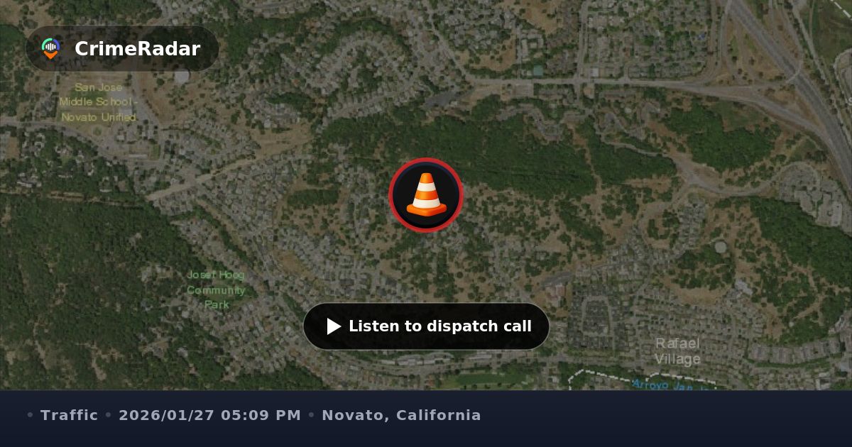 Deer causes traffic hazard on Wimbledon Way, Novato CA | CrimeRadar