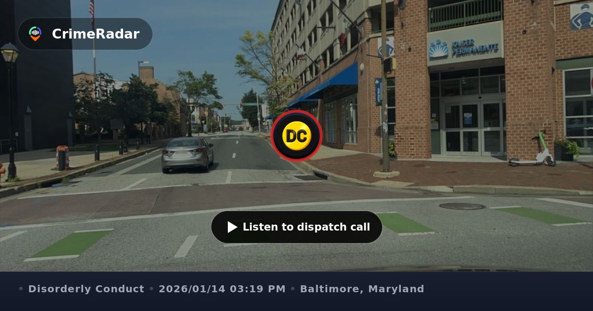 Disturbance involving squeegee workers near President St, Baltimore MD ...