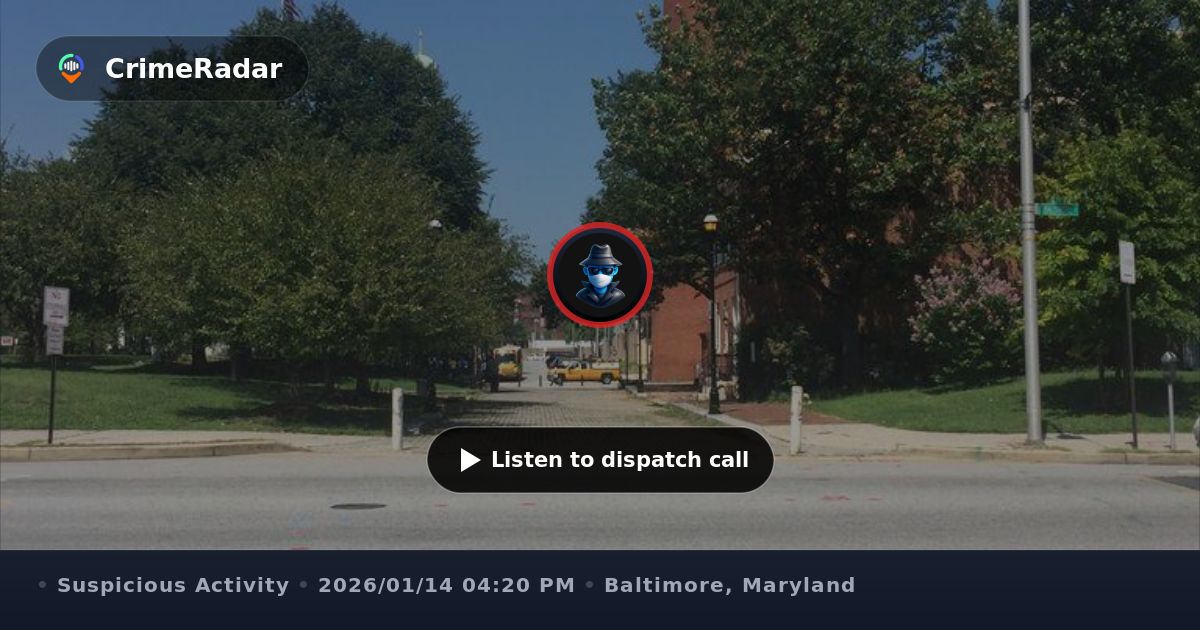 Deputy requests possible investigative stop near Babbitt, Baltimore MD ...