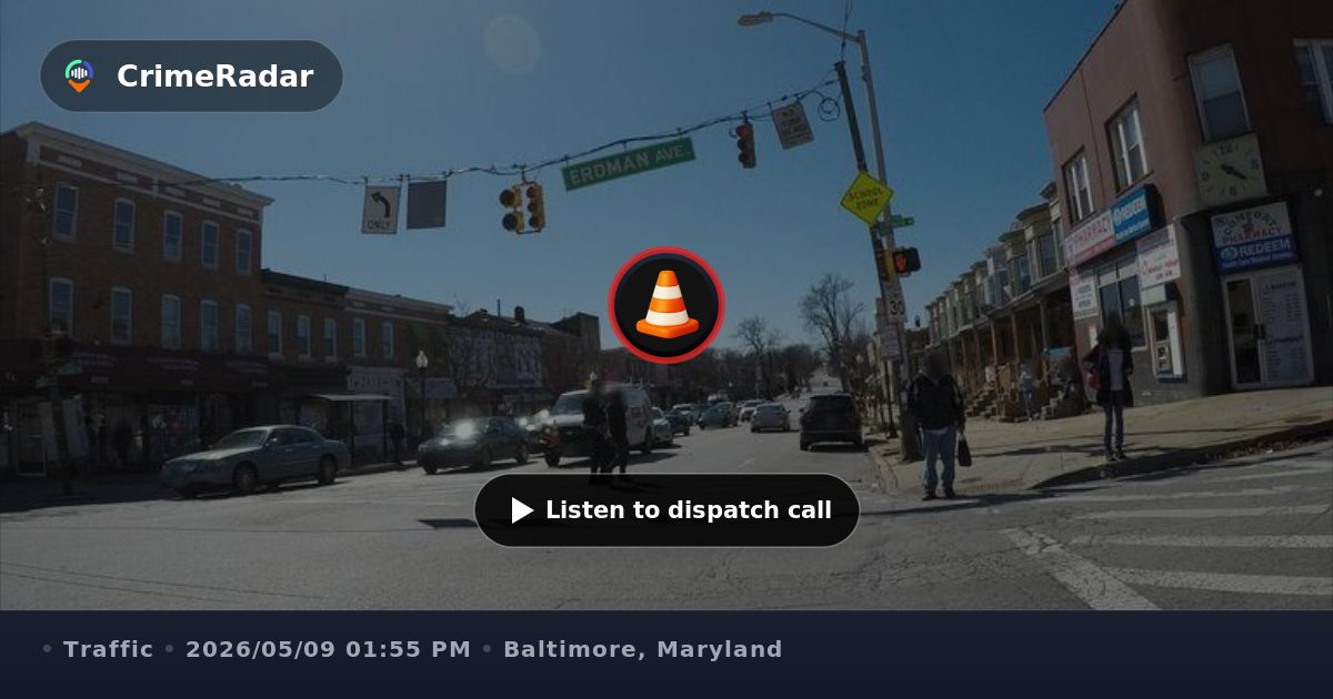 SUV rollover blocks Belair Road intersection, Baltimore MD | CrimeRadar