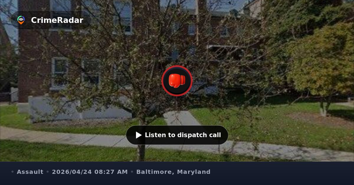 Worker reports being punched at Ellerslie Avenue site, Baltimore MD ...