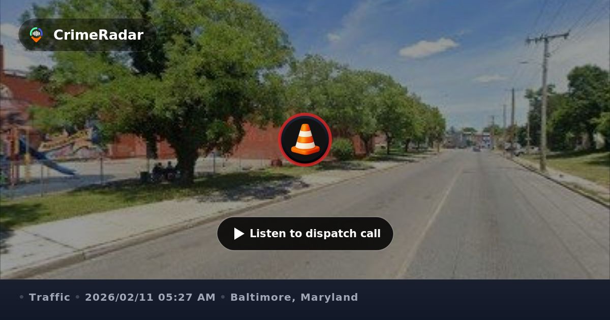 Multiple traffic crashes including hit-and-run, Baltimore MD | CrimeRadar