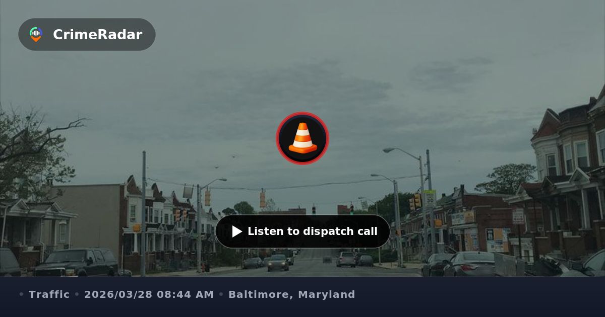 Medics respond to incident involving maroon car, Baltimore MD | CrimeRadar